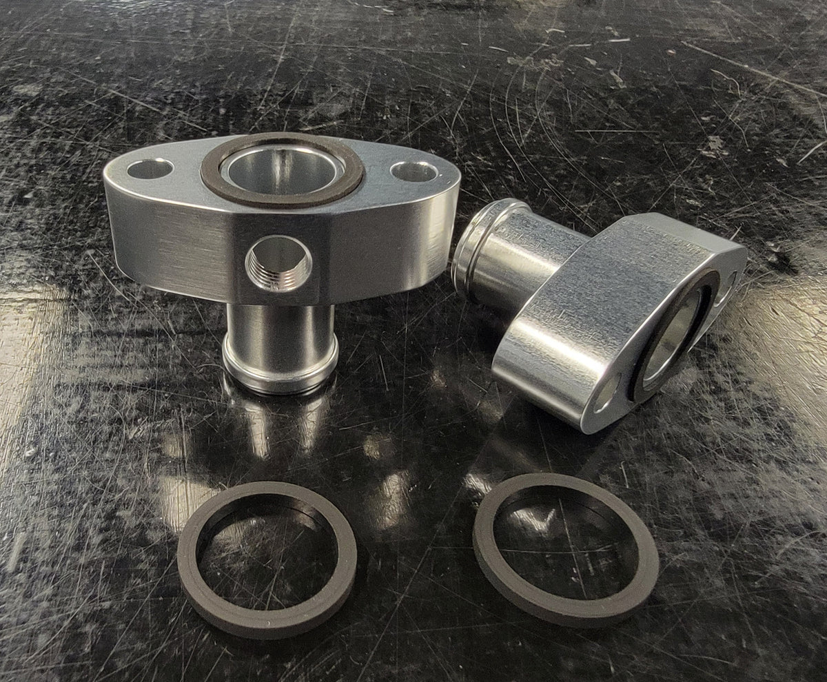 billet water outlet kit V2 – Merlin Machining